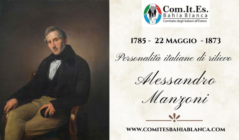 Recordamos el fallecimiento de Alessandro Manzoni. - comite